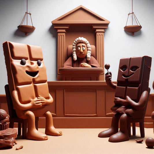 The Chocolate Wars: Milk vs. Dark – A Hilarious Courtroom Showdown! (J
